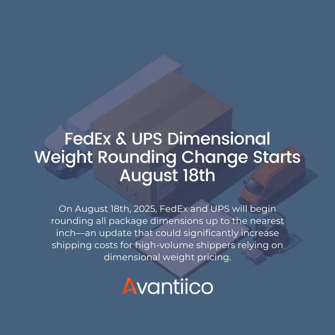 FedEx & UPS Dimensional Weight (DIM) Rounding Change Starts August 18th